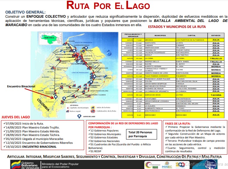 Colombia se suma a la Ruta por el Lago en el Plan de saneamiento de la ...