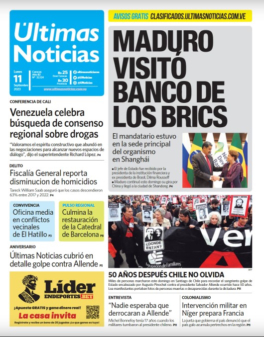 Vea aquí portadas y titulares de algunos periódicos de este lunes 11 de ...