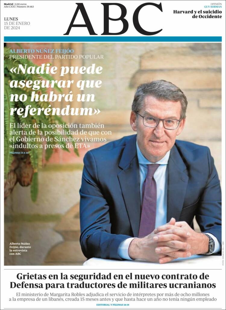 Vea aquí portadas y titulares de algunos periódicos de este lunes 15 de ...