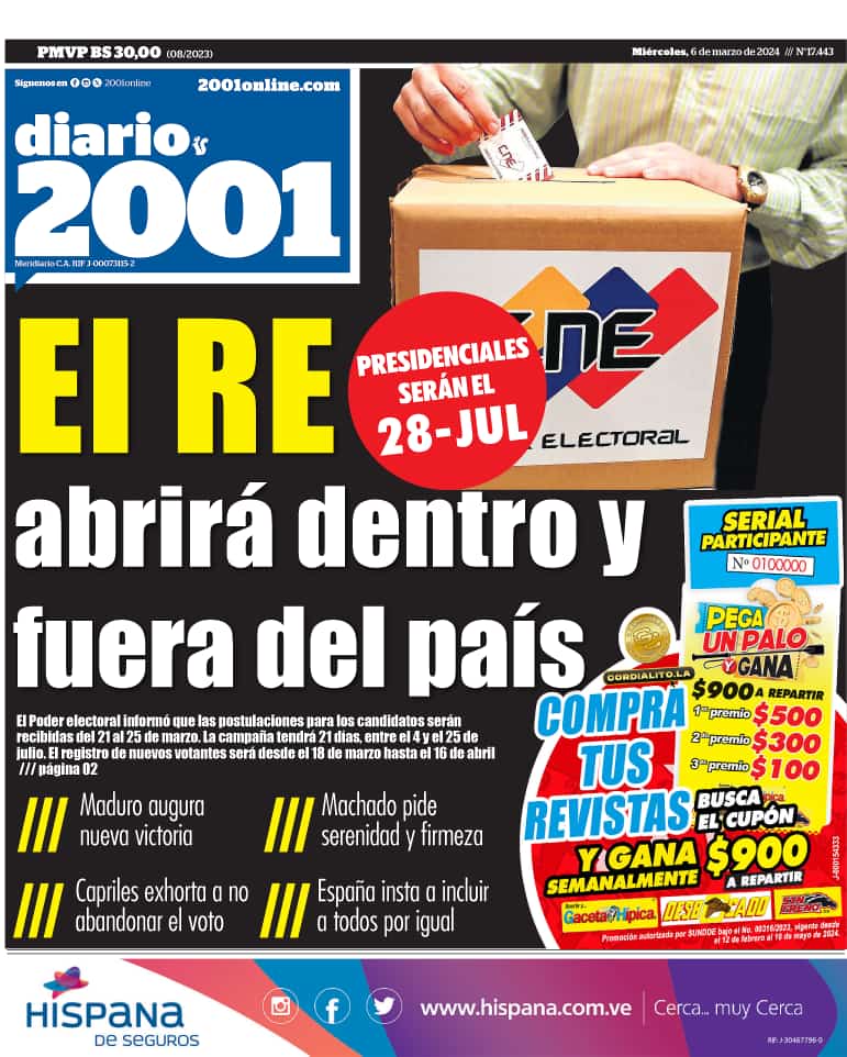 Vea aquí portadas y titulares de algunos periódicos de este miércoles ...