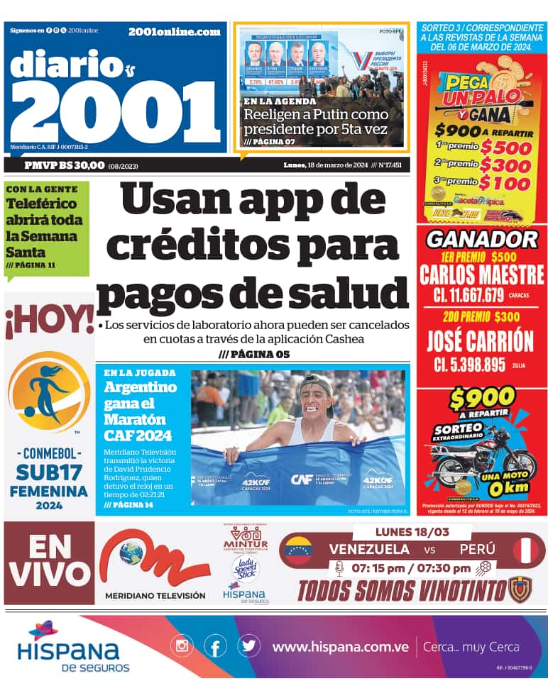 Vea aquí portadas y titulares de algunos periódicos de este lunes 18 de ...