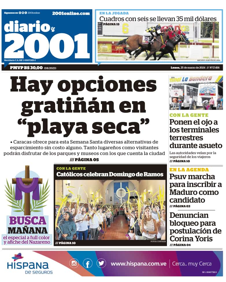 Vea aquí portadas y titulares de algunos periódicos de este lunes 25 de ...