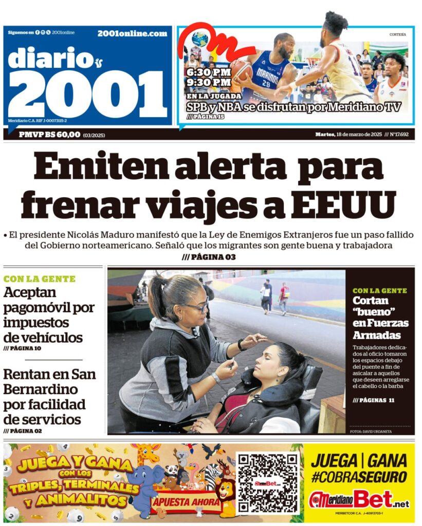 Vea aquí portadas y titulares de algunos periódicos de este martes 18 ...
