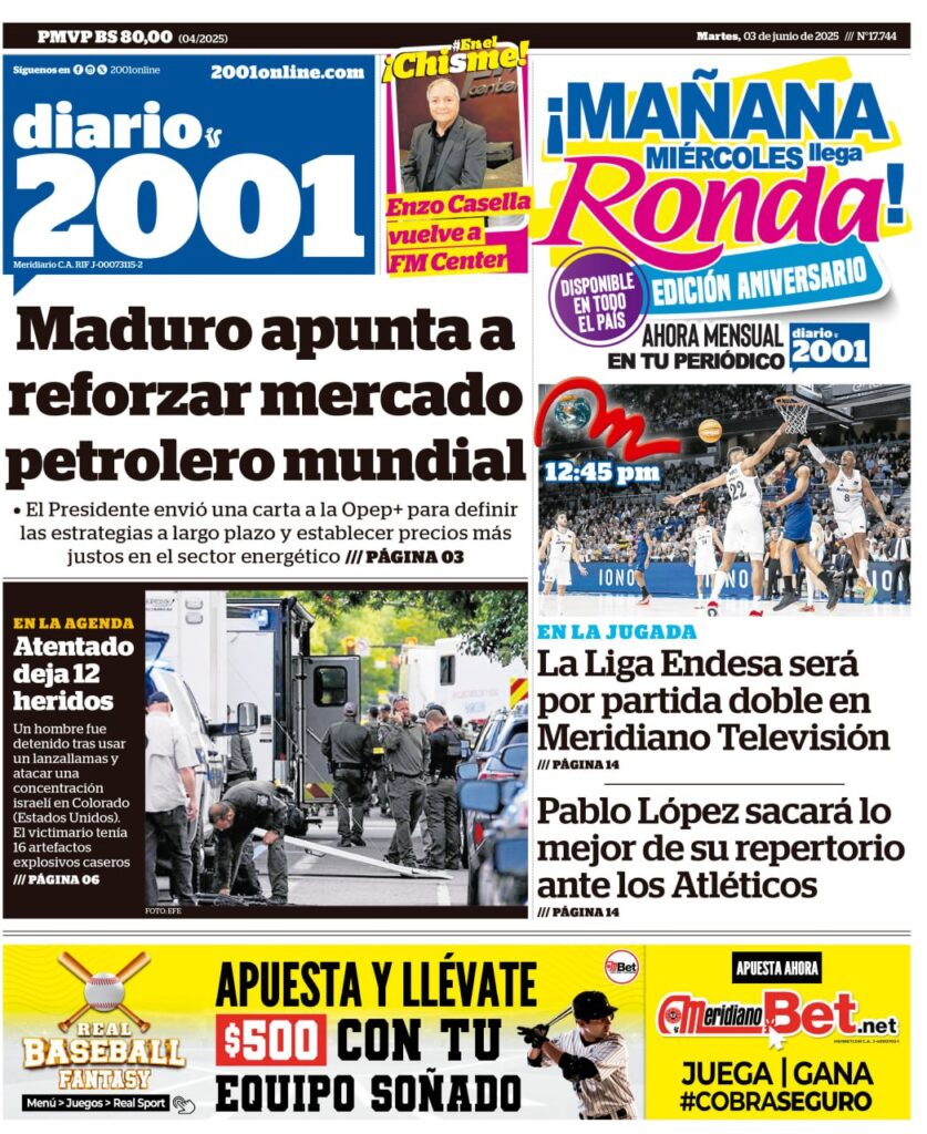 Vea aquí portadas y titulares de algunos periódicos de este martes 02 ...