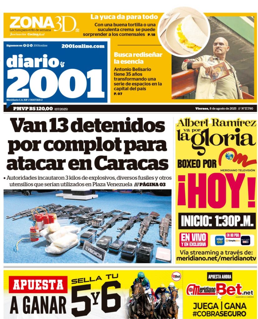 Vea aquí portadas y titulares de algunos periódicos de este viernes 08 ...