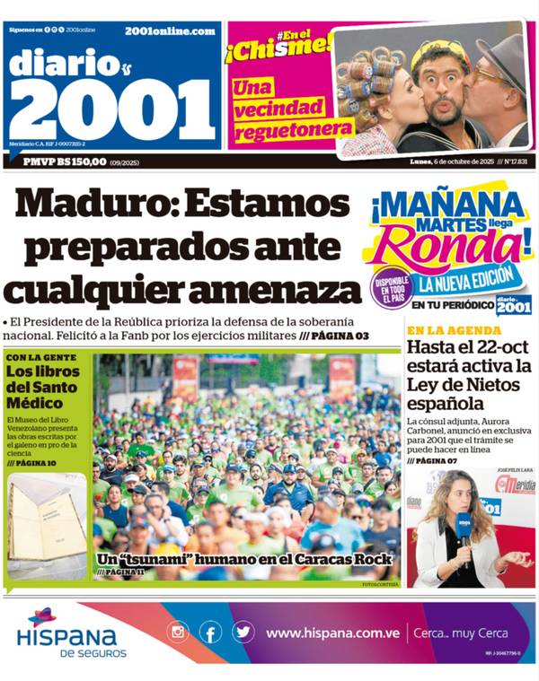 Vea aquí portadas y titulares de algunos periódicos de este lunes 06 de ...