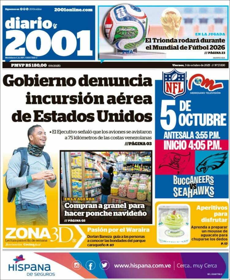 Vea aquí portadas y titulares de algunos periódicos de este viernes 03 ...