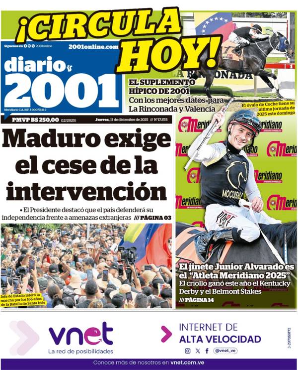 Vea aquí portadas y titulares de algunos periódicos de este jueves 11 ...